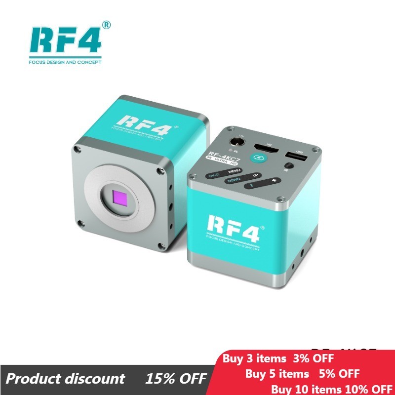 Newly RF4 RF-4KC7 Large-field 4K Industrial Camera Microscope Camera ...
