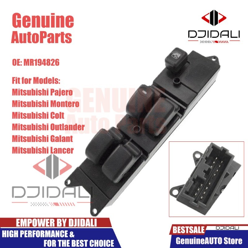 Power Window Switch Mitsubishi Adventure / Pajero / Lancer MR194826 ...
