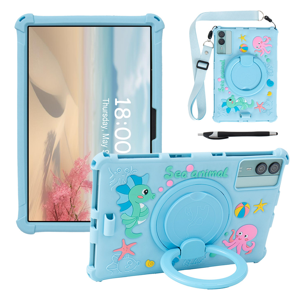 360 Rotating Stand Case For iTel Vista Tab 30 11 Inch 2024 Kids Tablet ...