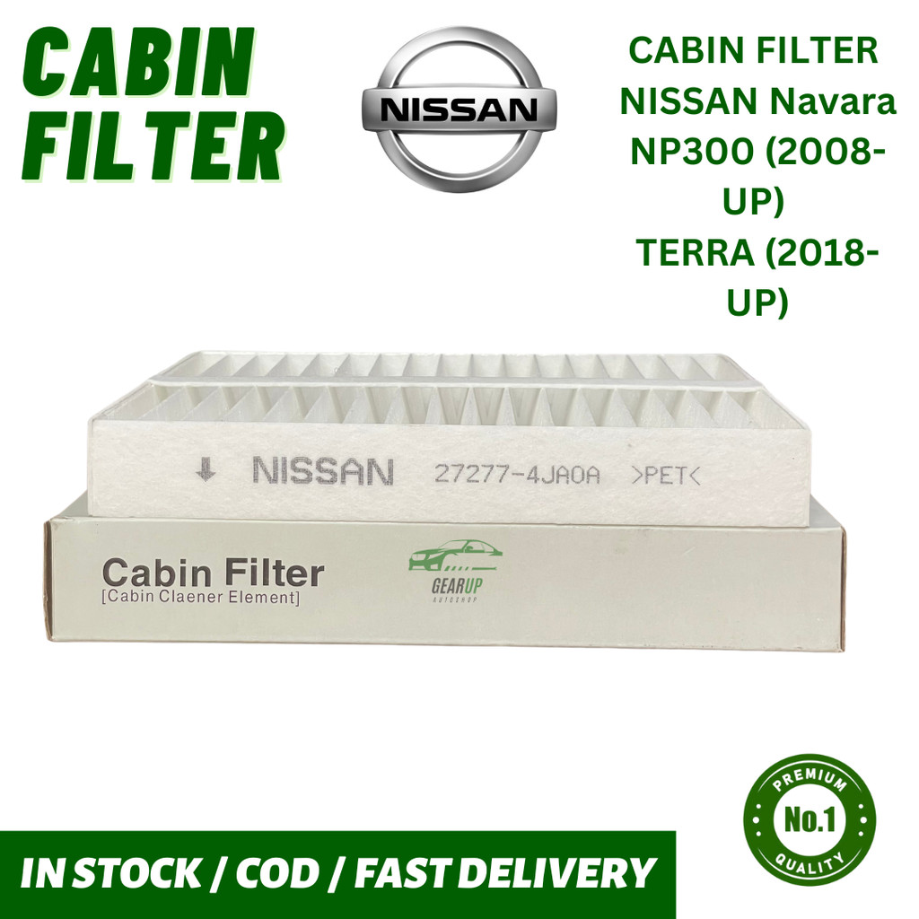 CABIN FILTER for NISSAN Navara NP300 (2008-UP) / TERRA (2018-UP) (27277 ...