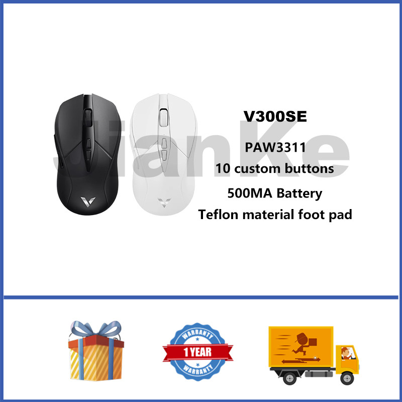 Rapoo V300SE Wireless Mouse PAW3311 12000DPI Lightweight Dual Mode ...