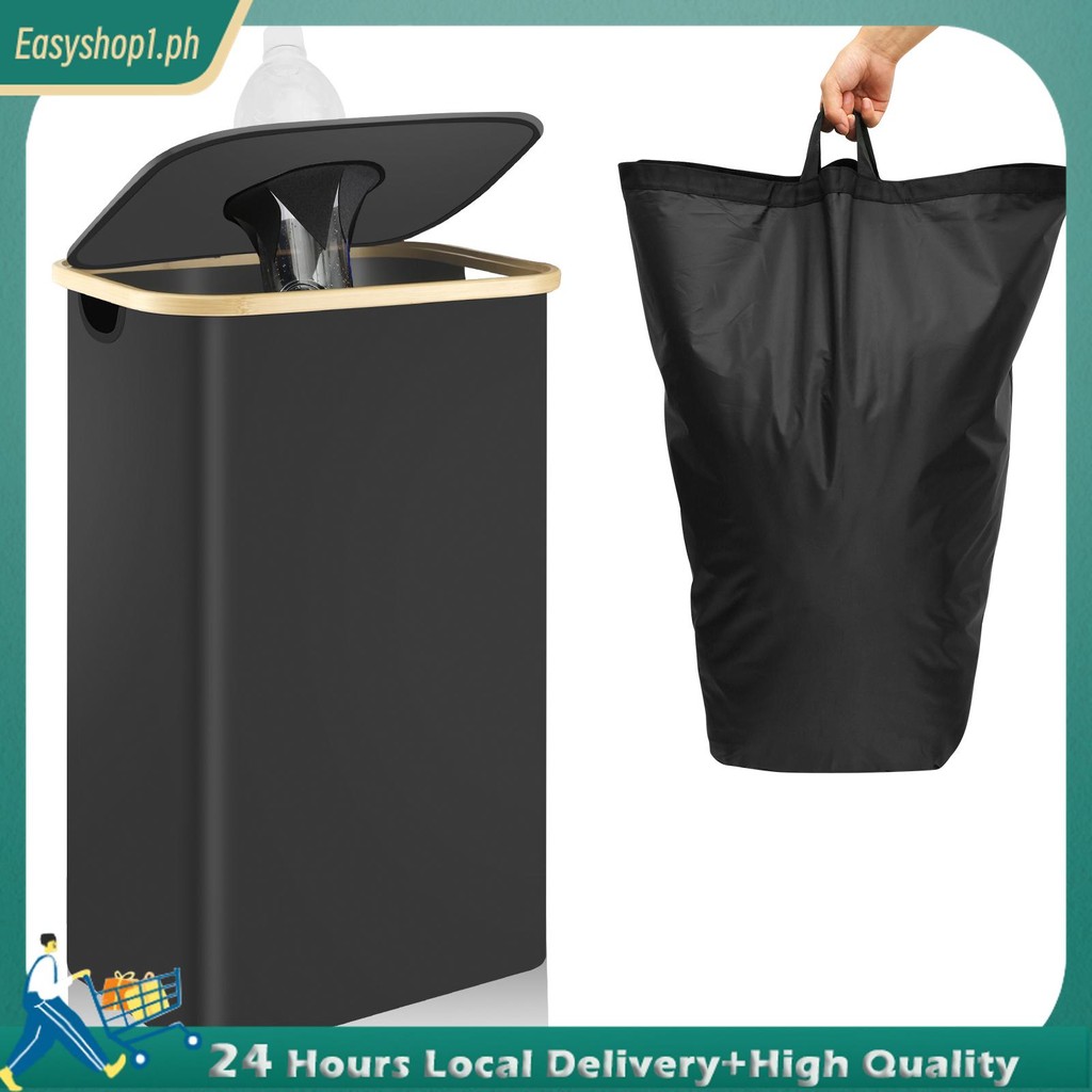 28 Gallon Recycling Bin for Kitchen Foldable Kitchen Recycle Bin with ...