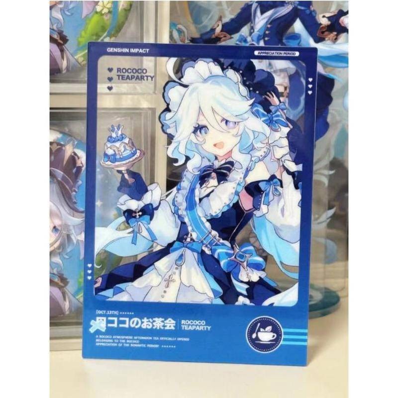 Genshin Impact Acrylic Transparent Card Photo Props Diy Card Anime ...