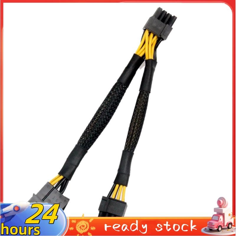 [hot sale]Dual 4Pin IDE Molex to GPU Dual 8Pin(6+ 2)Pin Power Supply ...