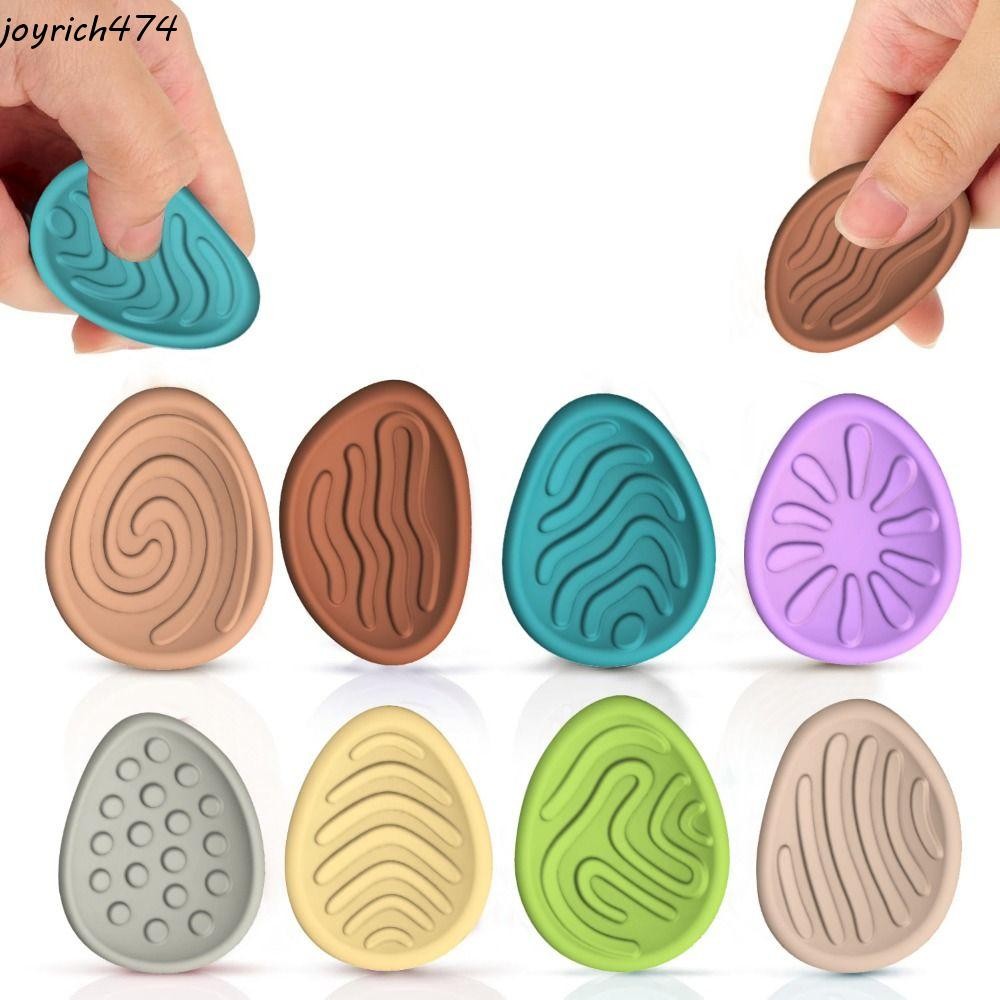 JOYRICH Sensory Fidget Toys, Quiet Calming Suction Cup Silicone Sensory ...