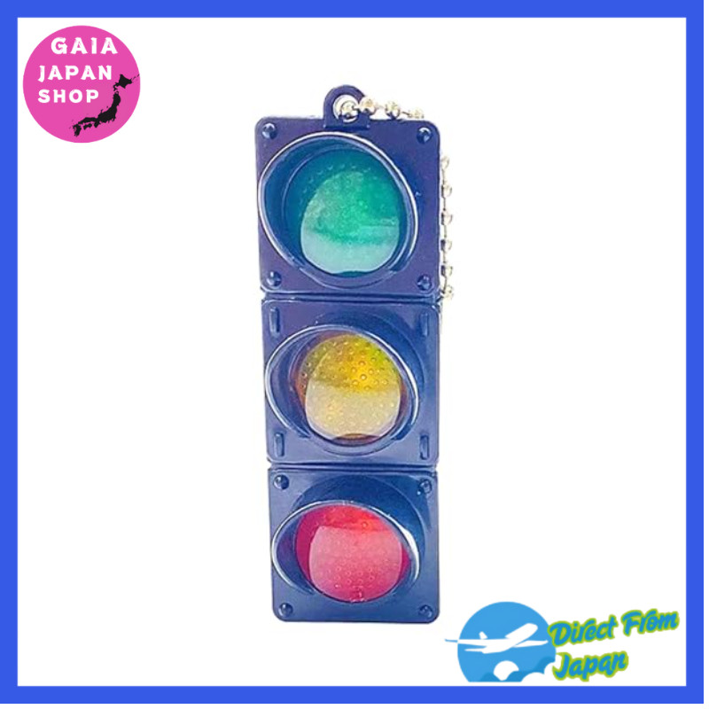 Direct From Japan☆Traffic Signal Shaped Keychain - LED Light Traffic ...