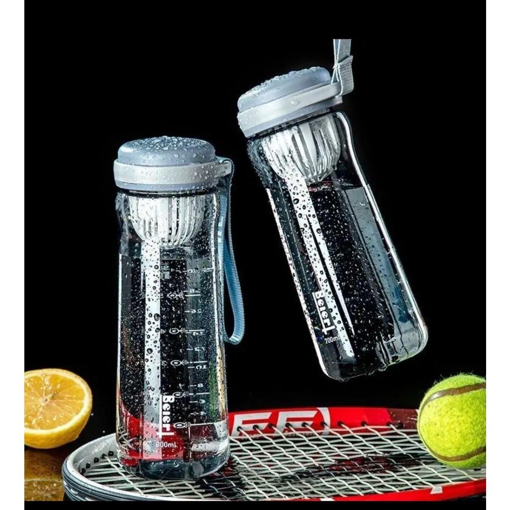 700ML TUMBLER WITH STRAINER MINIMALIST STUDENT TRANSPARENT OUTDOOR ...