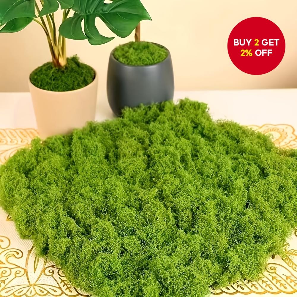100g Artificial Moss – for DIY Microlandscapes, Bonsai, Rock Gardens ...
