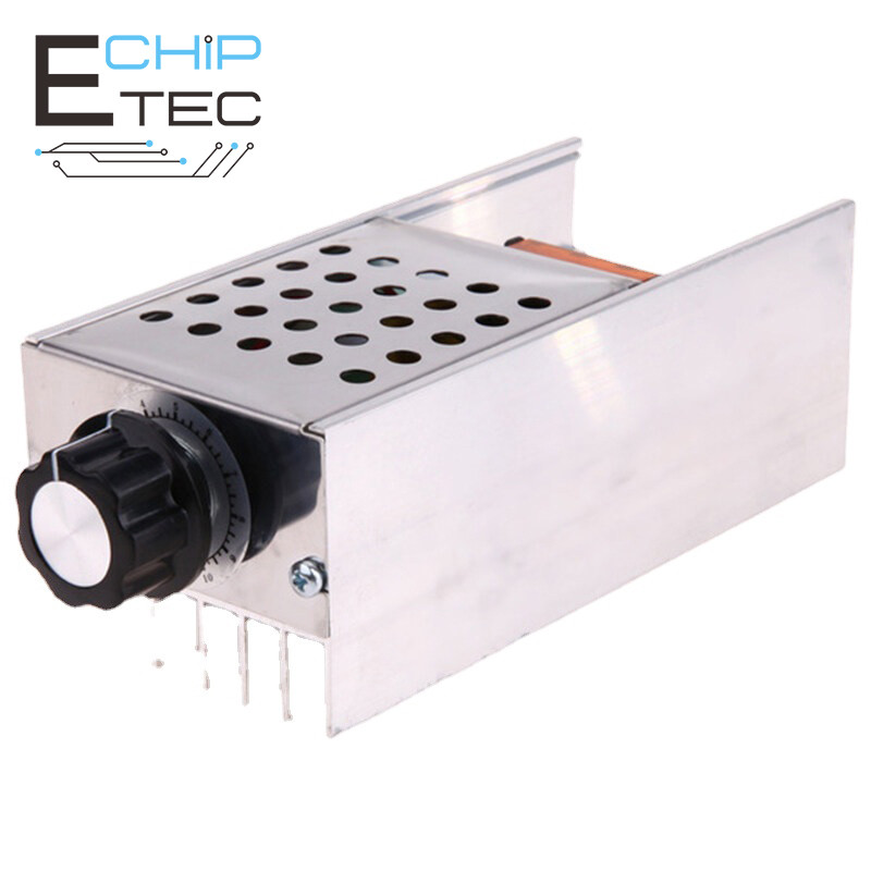 AC 220V 6000W SCR Voltage Regulator Controller Electronic Dimmer ...