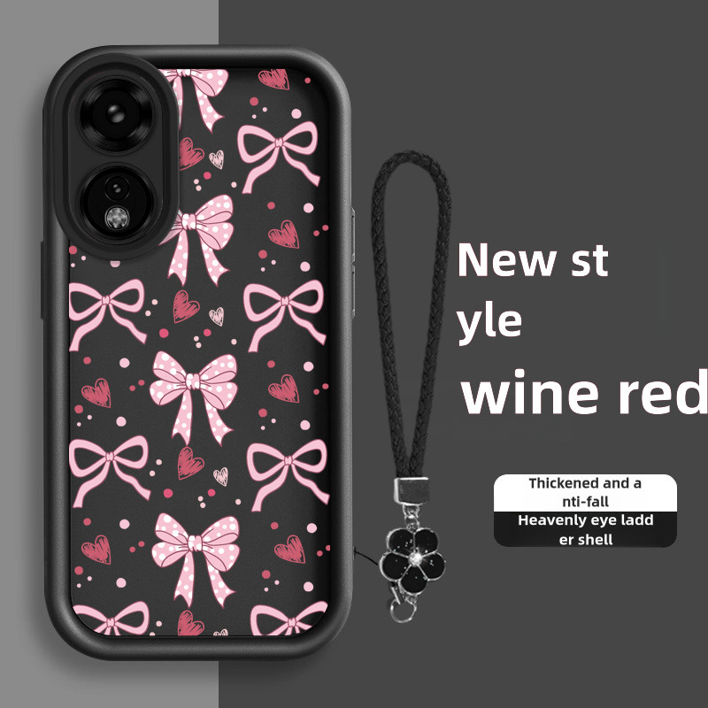 Case for OPPO A17 A17K A38 A18 A97 5G phone casing Pink Blue Butterfly ...