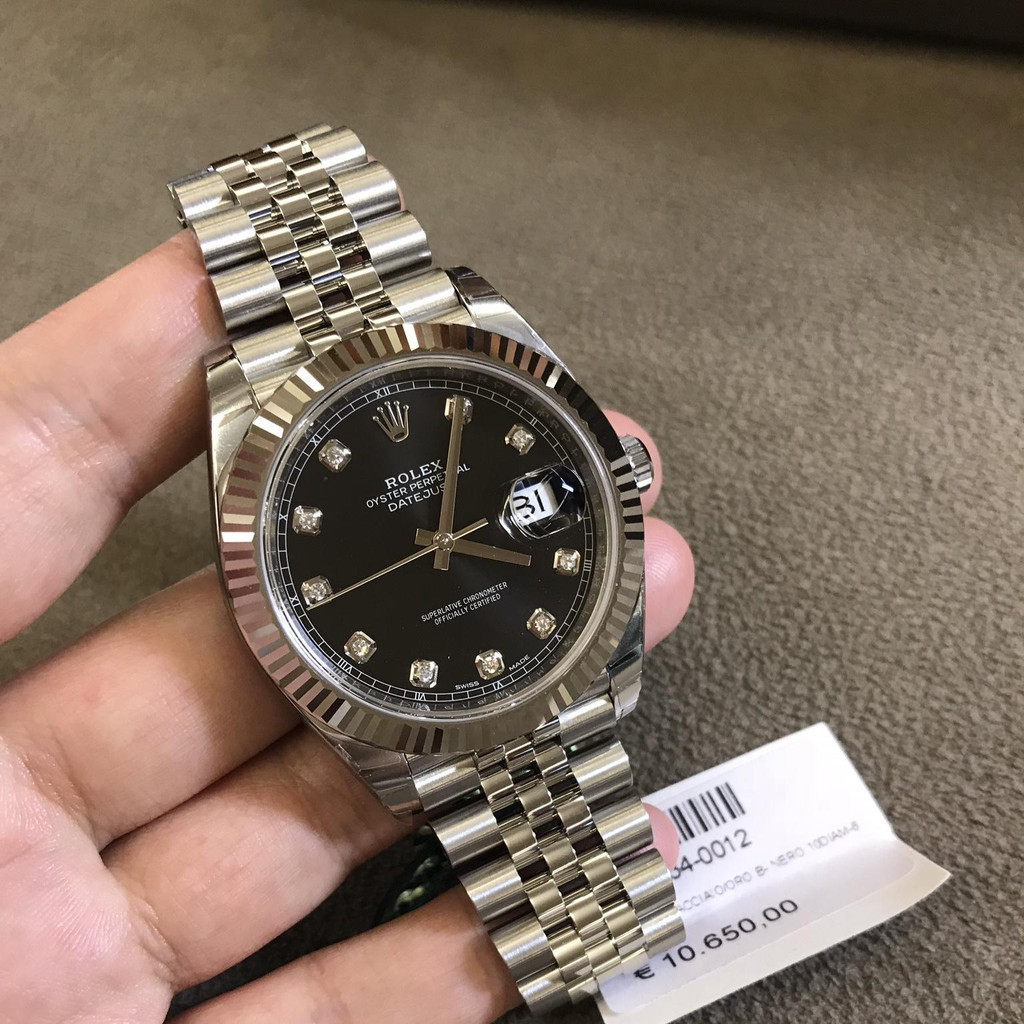 Rolex Log Type 126334 Black Plate Diamond Scale 41mm Shanghai Labor ...