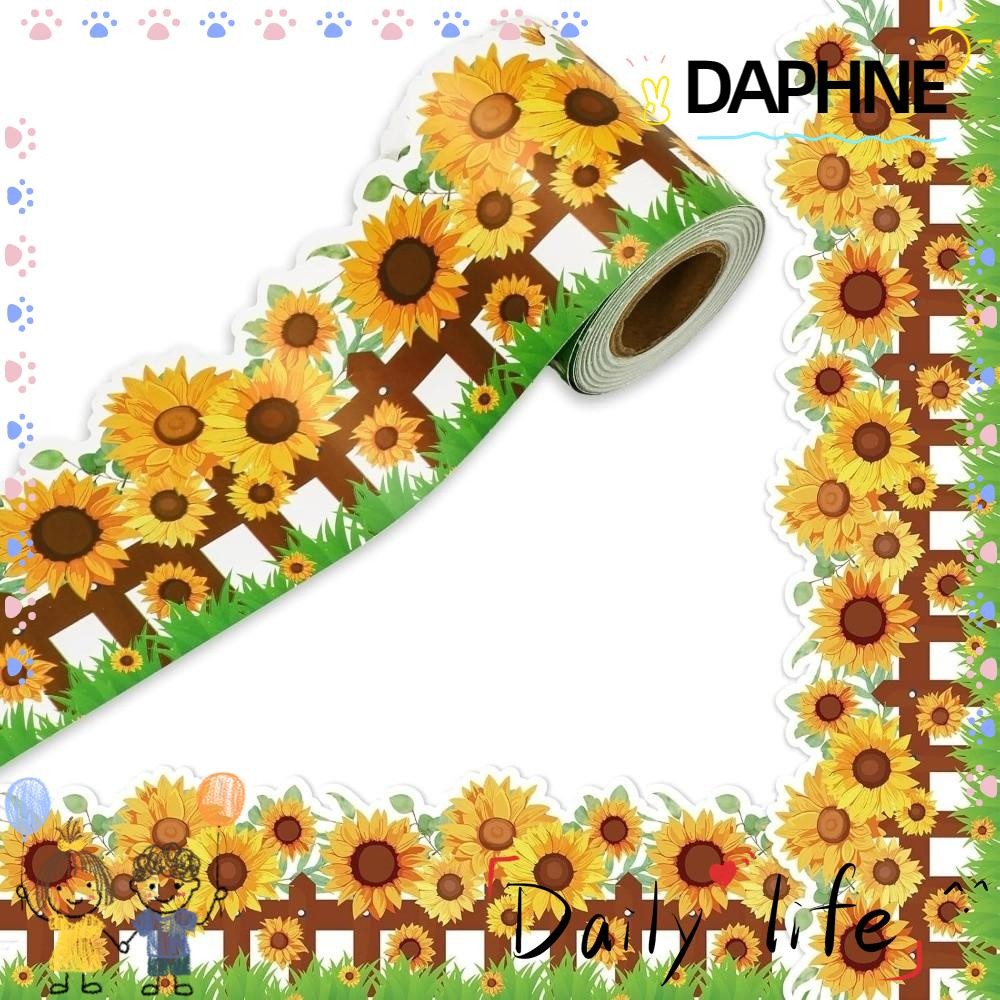 DAPHNE Border Paper, Self Adhesive Paper Chalkboard Bulletin Board ...