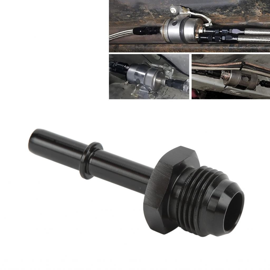 Quick Disconnect EFI Fitting High Accuracy Black Anodized Finish Push ...