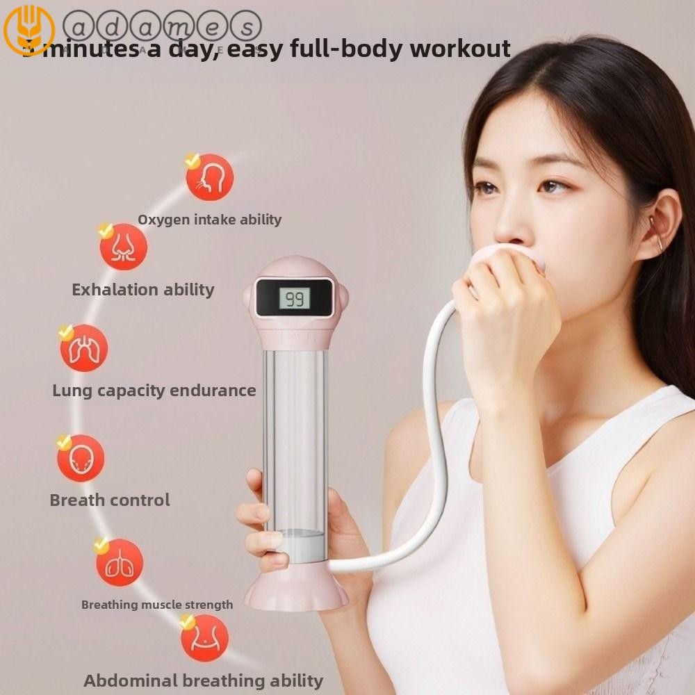ADAMES Counted Breathing Dumbbell, Adjustable Resistance Ergonomic ...