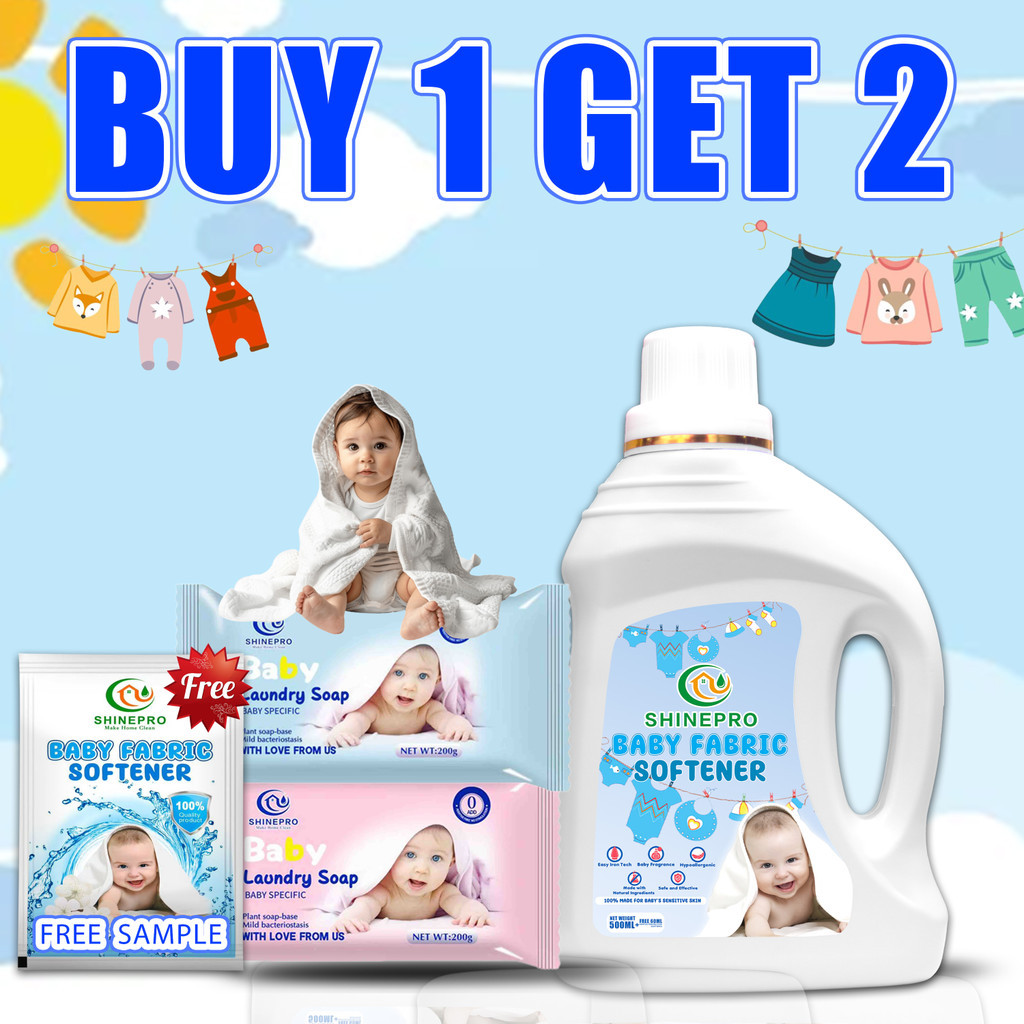 Buy 1 Get 2 Baby softener Fabric 500ml, Baby Laundry Soap.Long-Lasting ...