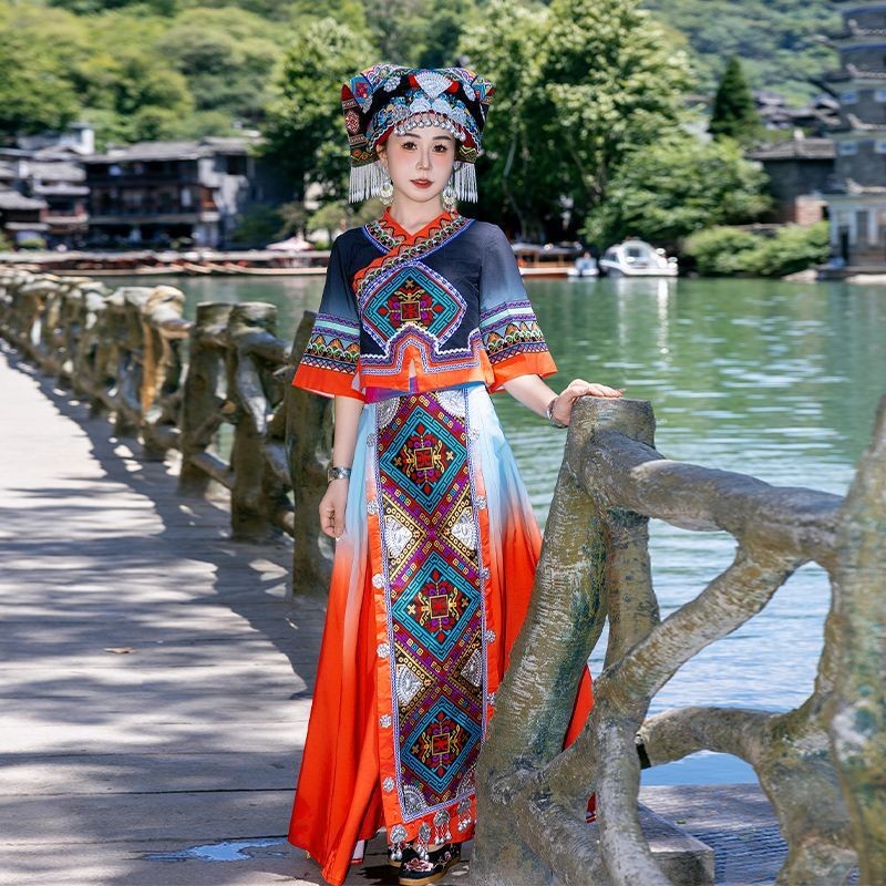 Asian Traditional Costume Vietnam Cambodia Thailand Myanmar Laos ...