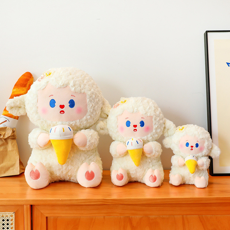 sheep Cute Stuffed Toys Ice Cream Sheep Doll Doll Houses & Accessories ...
