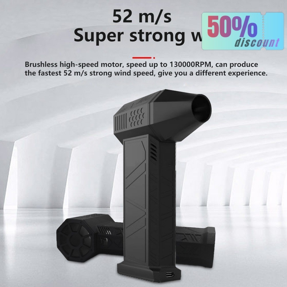 Outdoor portable turbo violent fan super strong wind speed infinitely ...