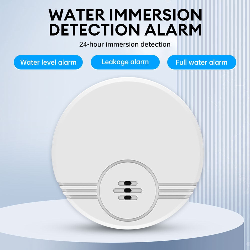 130DB Water Leak Alarm Flood Level Bath Tub Sink Overflow Detector ...