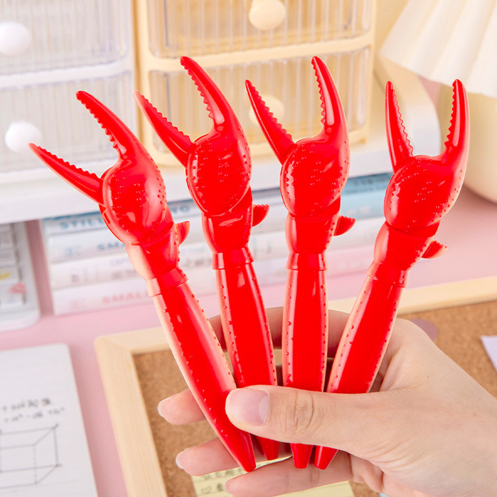 Creative Crab Claw Shape Ballpoint Pen Black Press Pen Student ...