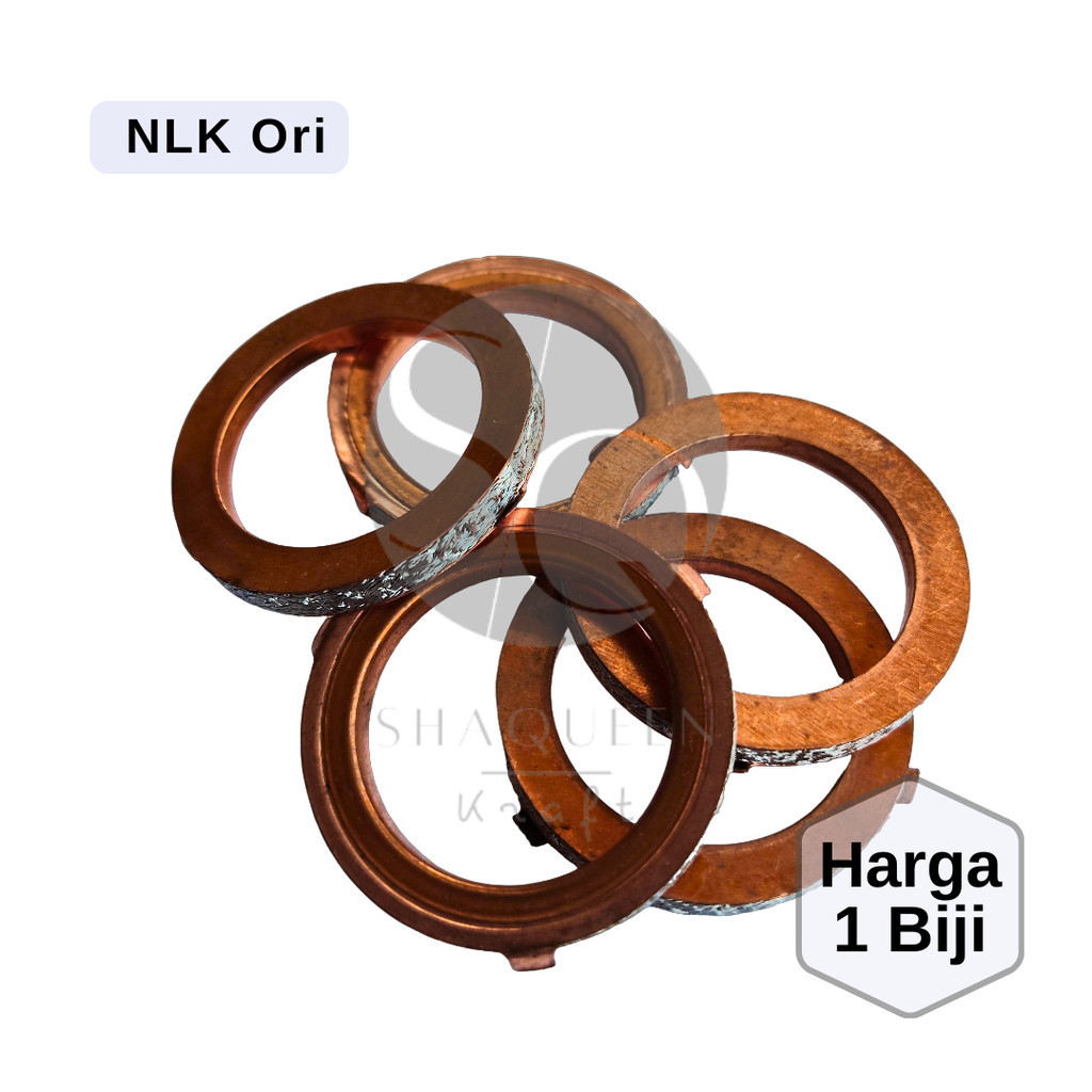 Original NLK Exhaust Pipe Gasket for Honda Supra Vario 125 Astrea Grand ...