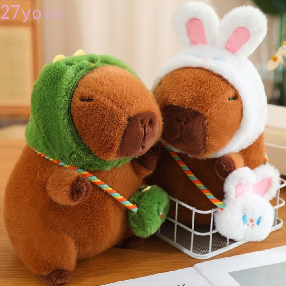 YOLO Transforms Capybara Plush Toy, Frog Rabbit Capibara Anime Fluffty ...