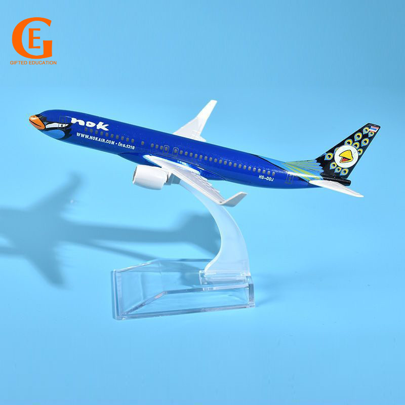 Air NOK Boeing 737 Plane Model Thai Airways Blue Bird B737 Aircraft ...