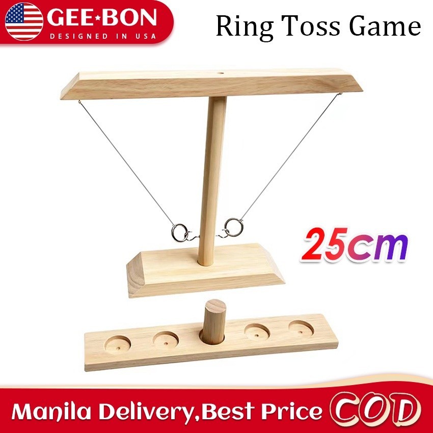 GEEBON Game Ring Toss Board Game for Drinking Game Toss Battle Game ...