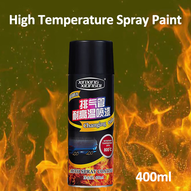 400ml Motorcycle High Temperature Spray Paint Anti Fouling And Rust ...