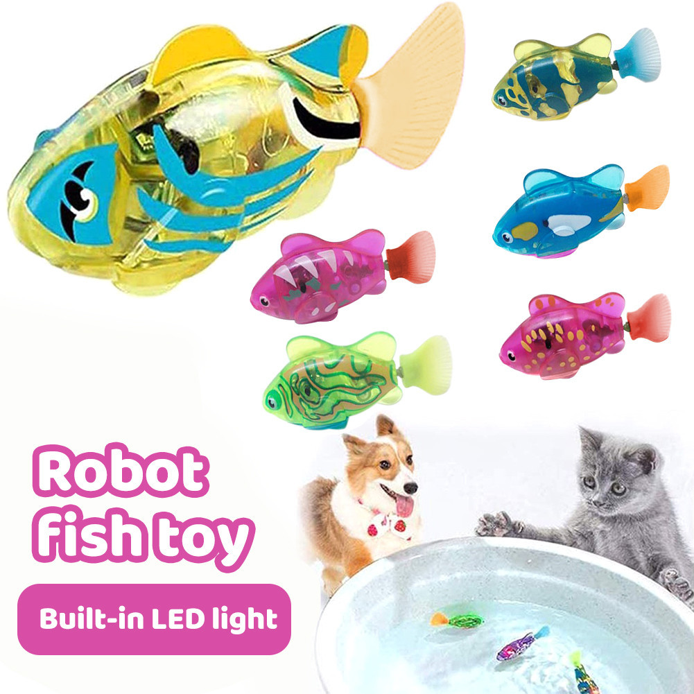 Robotic Fish With Lights Swimming Fish Pretend Play Fish Electronic ...