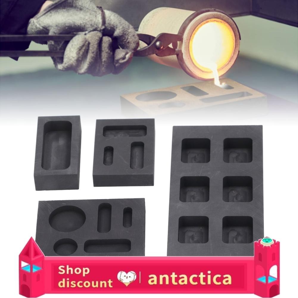 Antactica Graphite Crucible 4pcs Guaranteed Purity Ingot Casting Kit ...