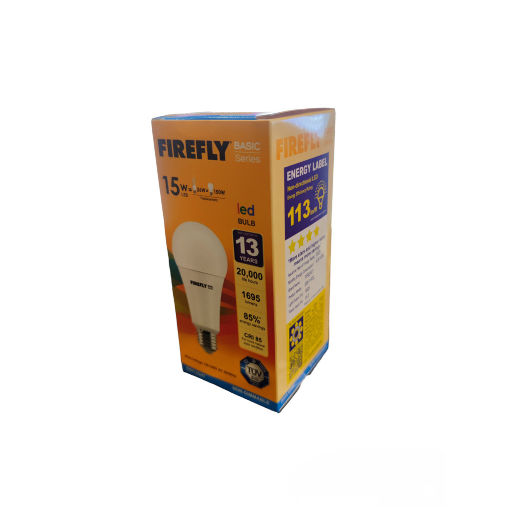 Firefly 15W LED Bulb E27 220V Daylight 6500K - EBI115DL | Shopee ...