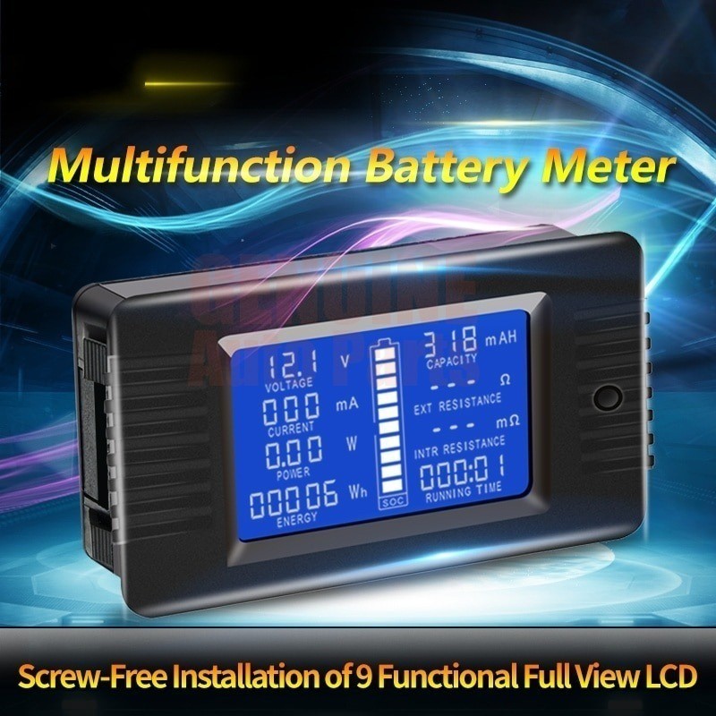 PZEM-015 DC 0-200V 50A 100A 200A 300A Voltmeter Ammeter Car Battery ...