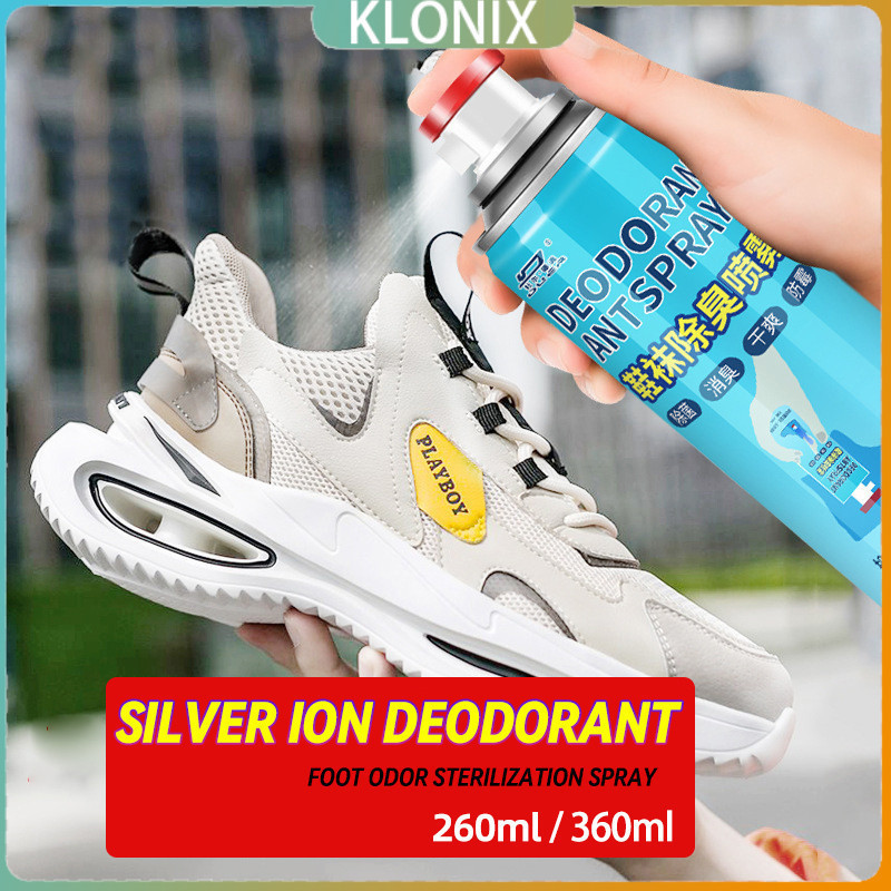 Ki silver ion deodorant spray shoe deodorant footwear deodorant foot ...