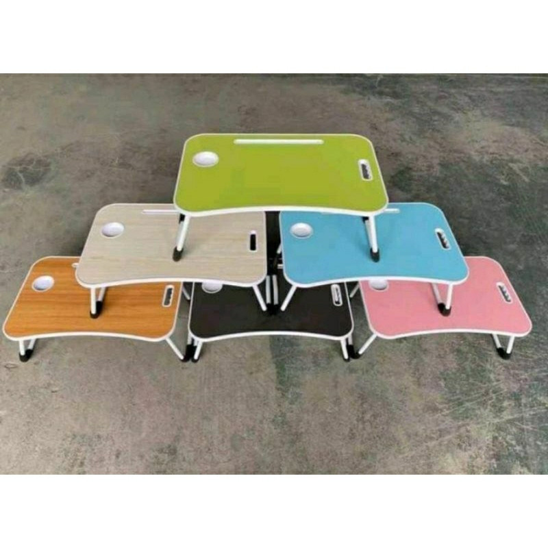 Plain 3-Slot Study Table | Multipurpose Minimalist Folding Laptop Table ...