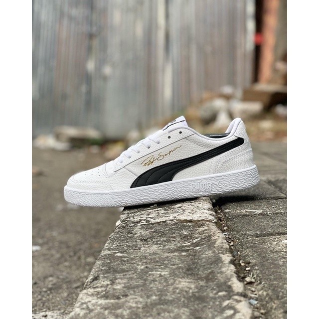 Pm Ralph Sampson leather white black Original 100% New Shoes - Pm ...