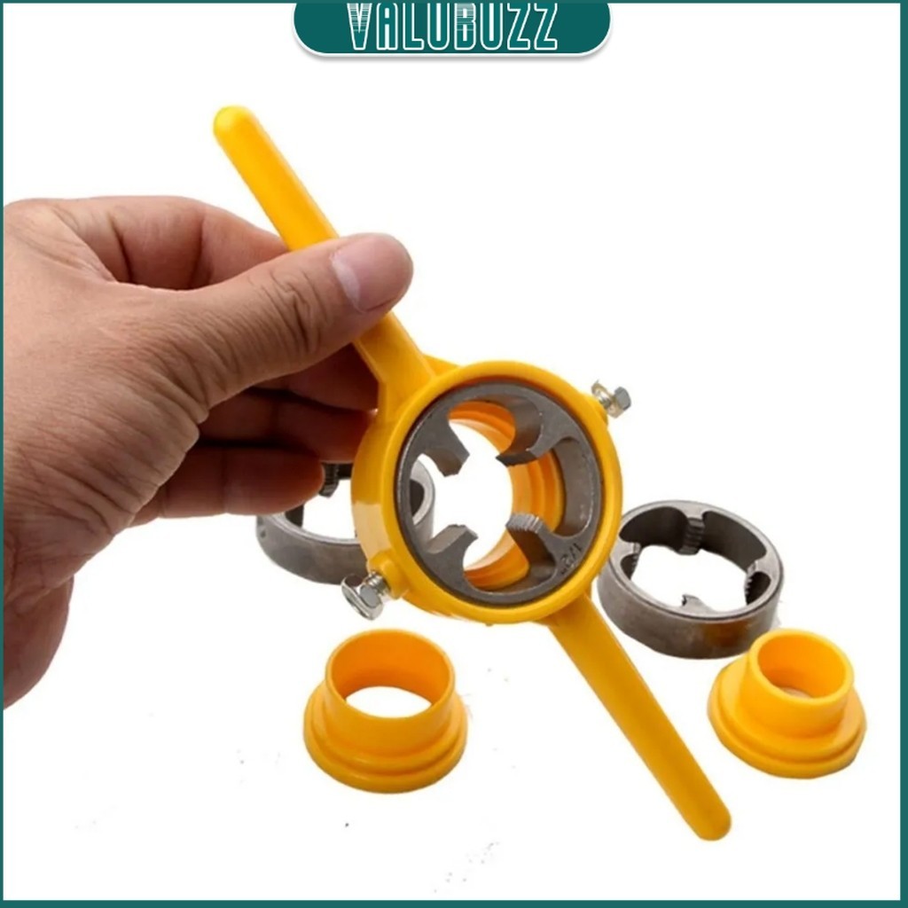 VLB PVC Pipe Threader NPT Thread Tap Die Set Plumbing PVC Thread Tool ...