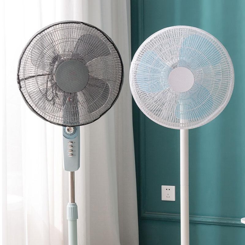 Electric Fan Cover Strong Elasticity Anti-pinch Hand Fans Mesh Covers ...