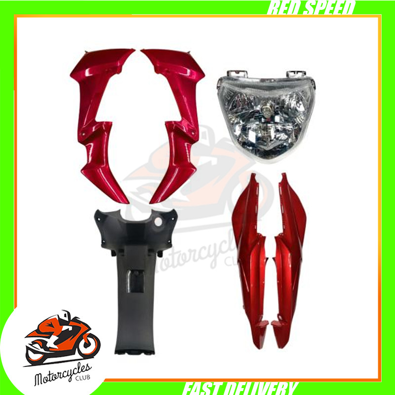 SUZUKI SMASH 115 SET HEADLIGHT FRONT FENDER 4IN1 ALL COLORS [HURRICANE ...