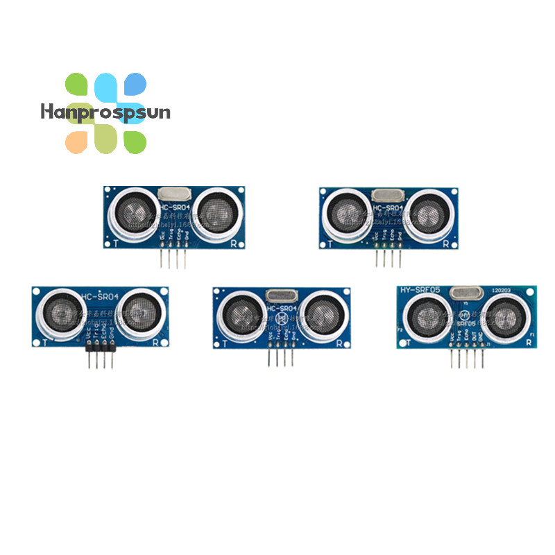 Hanprospsun> Ultrasonic Ranging Sensor Module HC-SR04 Ultrasonic Wave Detector Ranging Module ...