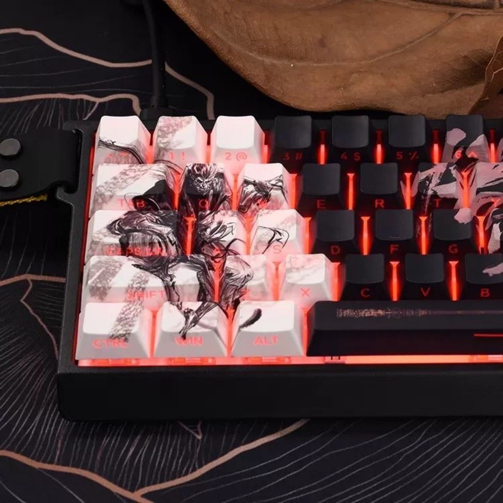 Black Myth: Wukong Keycap Cherry Profile 130 Keys PBT Letter Side ...