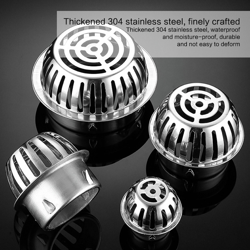 【soldmax】Stainless Steel Roof Floor Drain Balcony Drainage Cover Rain ...