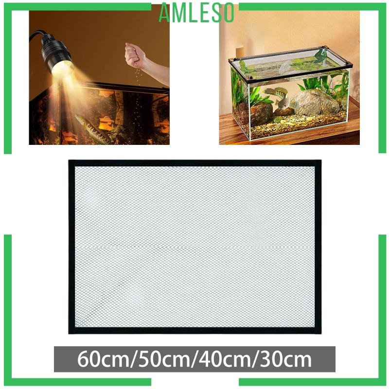 [Amleso] Tank Lid Cover Aquarium Anti Jumping Net Cover Jump Guard ...