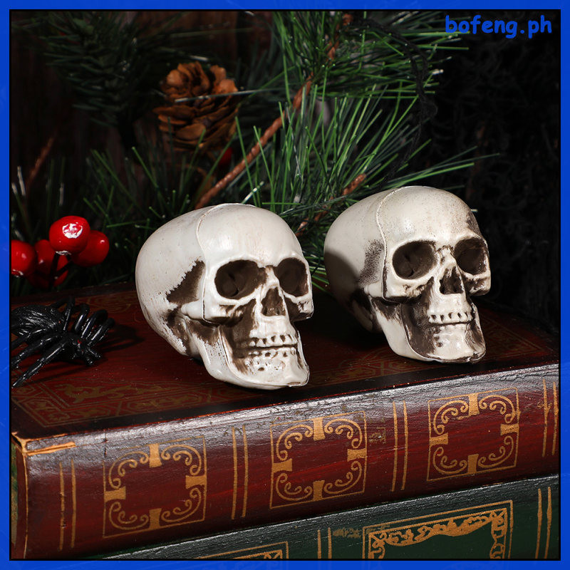 [READY STOCK] 8 Pcs Mini Skull Halloween Decorations Plastic Small ...