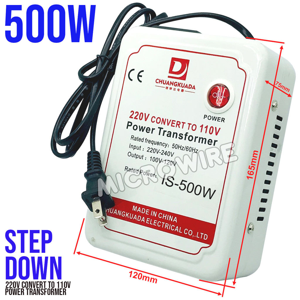 nxp-500W Step Down Power Transformer Heavy Duty | Shopee Philippines