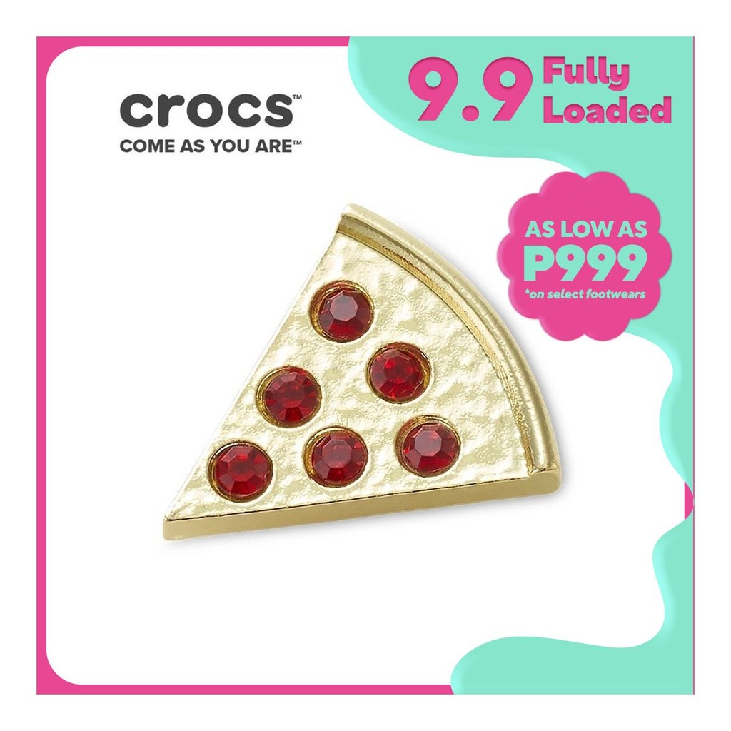 Crocs Jibbitz Charm Gold Pizza Slice | Shopee Philippines