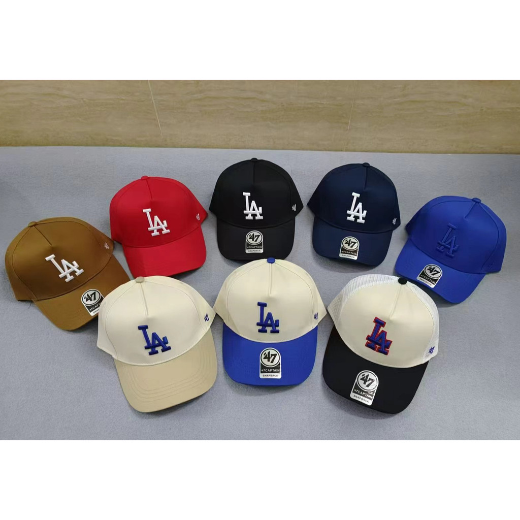 47 Brand Baseball Cap LA Hat Breathable Men's Sports Cap | Shopee ...