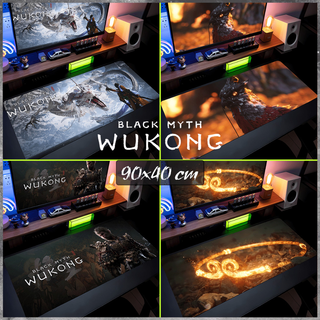 Large Mouse Pad 90x40cm Speed Black Myth Wukong Theme Many Models to ...