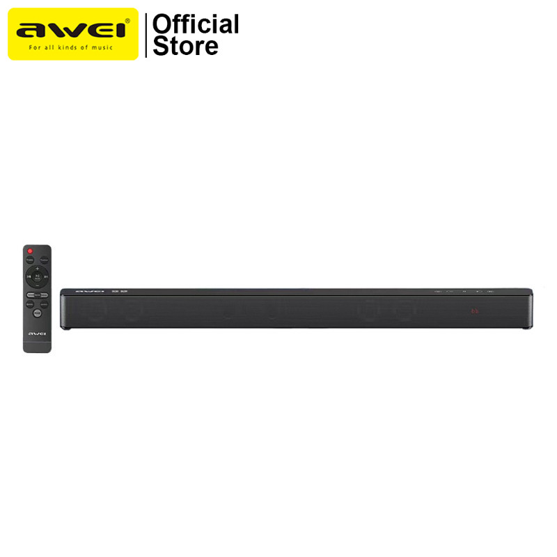 Awei Y998 Sound Bar Home Theater Wireless Bluetooth V5.0 Dual Speaker ...