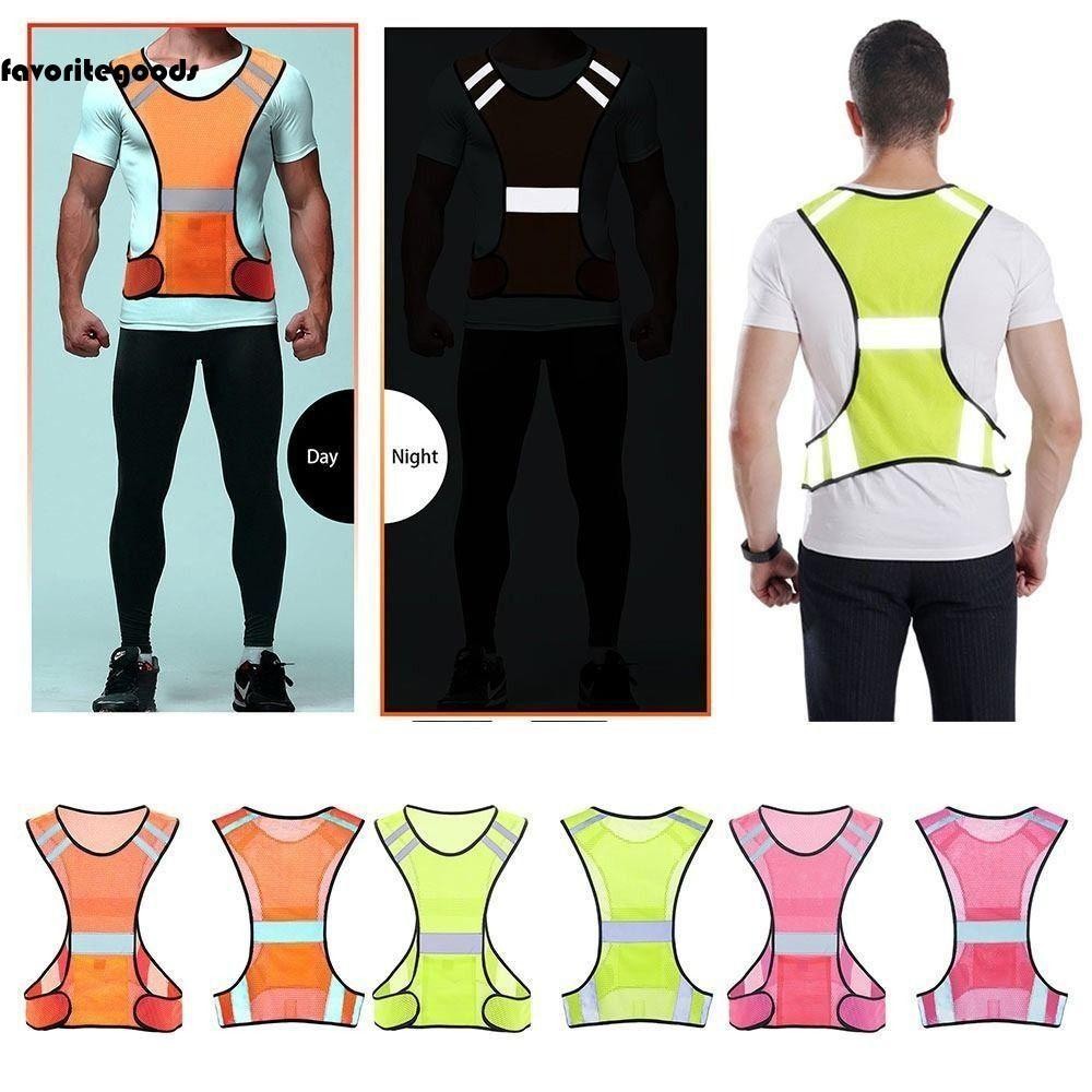FAVORITEGOODS Night Riding Vests, Polyester Elastic Webbing Running ...